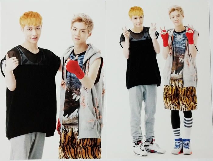 YESASIA: SMTOWN Pop-up Store - EXO Photocard (2-Sheet) (Lay / Luhan ...