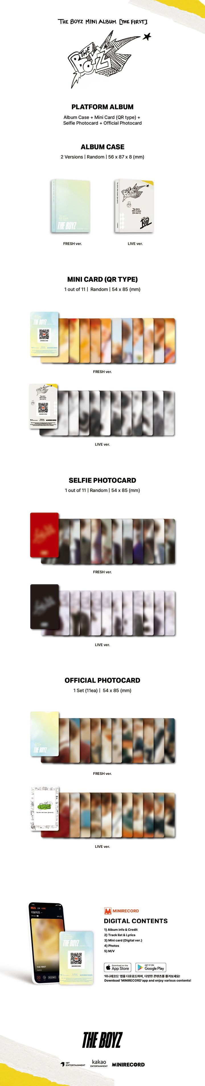 YESASIA: The Boyz Mini Album Vol. 1 - The First (Platform Version ...