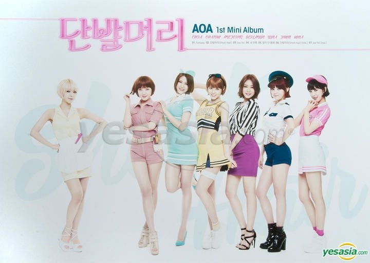 YESASIA: AOA Mini Album Vol. 1 + 1 Random Poster in Tube CD - AOA ...