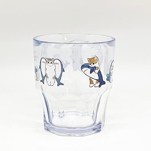 YESASIA: mofusand Clear Plastic Cup 300ml (Shark) - OSK - Lifestyle ...