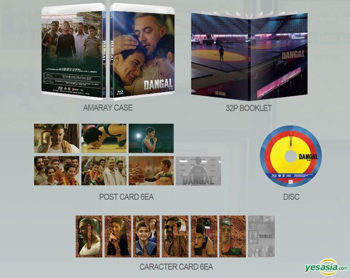 YESASIA: Dangal (Blu-ray) (Full Slip Amaray Case + Booklet + Postcard ...