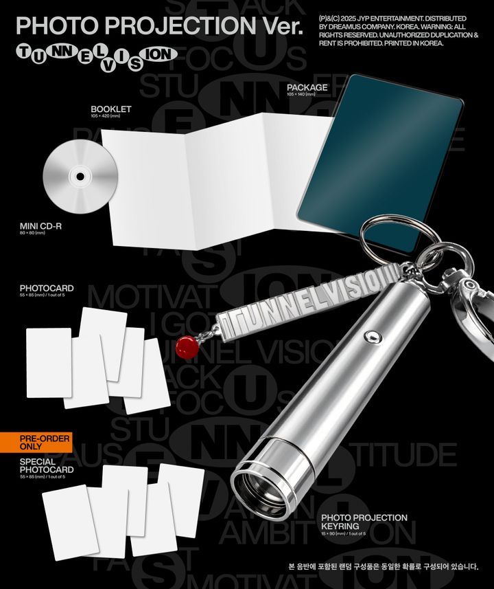 YESASIA: ITZY - TUNNEL VISION (Photo Projection Ver.) Music - ITZY, JYP ...