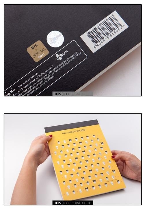 YESASIA: BTS Hip Hop Monster Goods - Pad Notebook-L (Pink) Celebrity ...