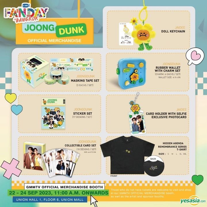YESASIA : Fanday Bangkok : Joong & Dunk - Sticker Set Celebrity Gifts ...