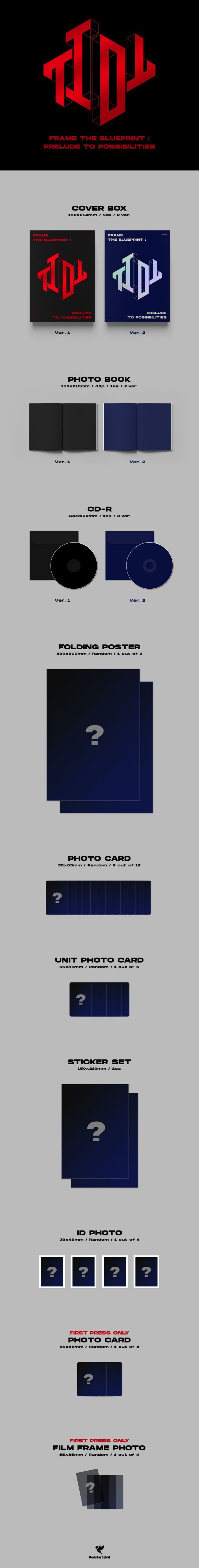 YESASIA: TIOT Pre-Debut Album - Frame the Blueprint : Prelude to ...