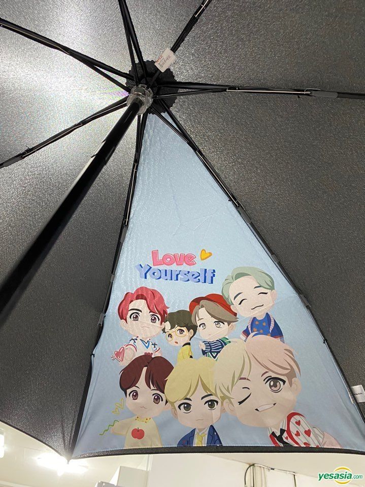 YESASIA: BTS Black Automatic Folded Umbrella (Group) Celebrity Gifts ...