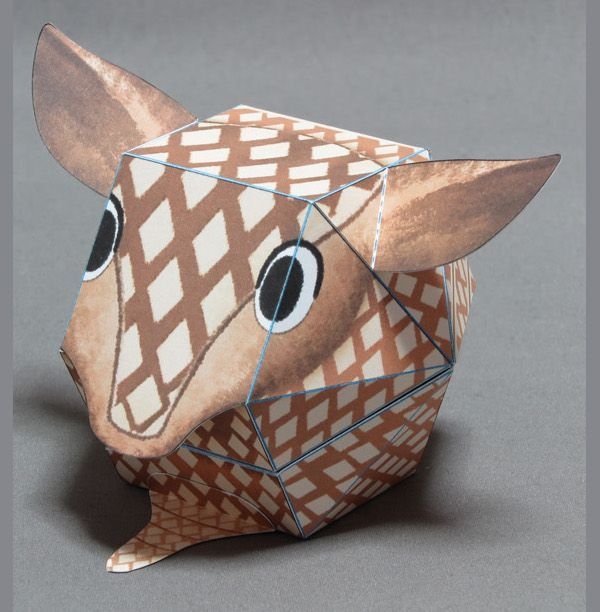 YESASIA: Paper Craft: Surprised Armadillo - Kamikara - Lifestyle ...