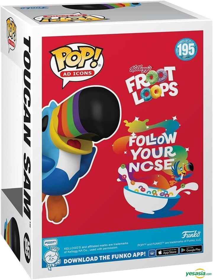 YESASIA: FUNKO POP! AD ICONS: Kelloggs - Toucan Sam Flying (Vinyl ...