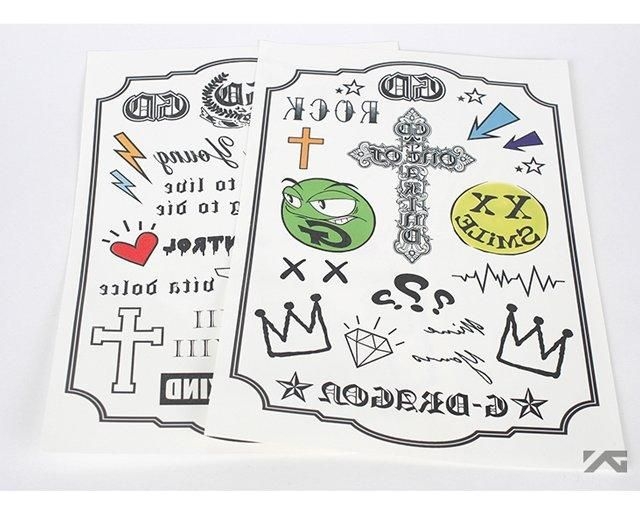YESASIA: G-Dragon - 2013 One Of A Kind Tattoo Sticker (Luminous ...