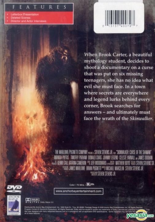 YESASIA: Skinwalker: Curse of the Shaman (DVD) (US Version) DVD - James ...