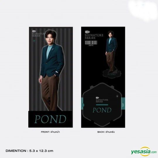 YESASIA: Pond - Signature Series Acrylic Standee MALE STARS,PHOTO ...