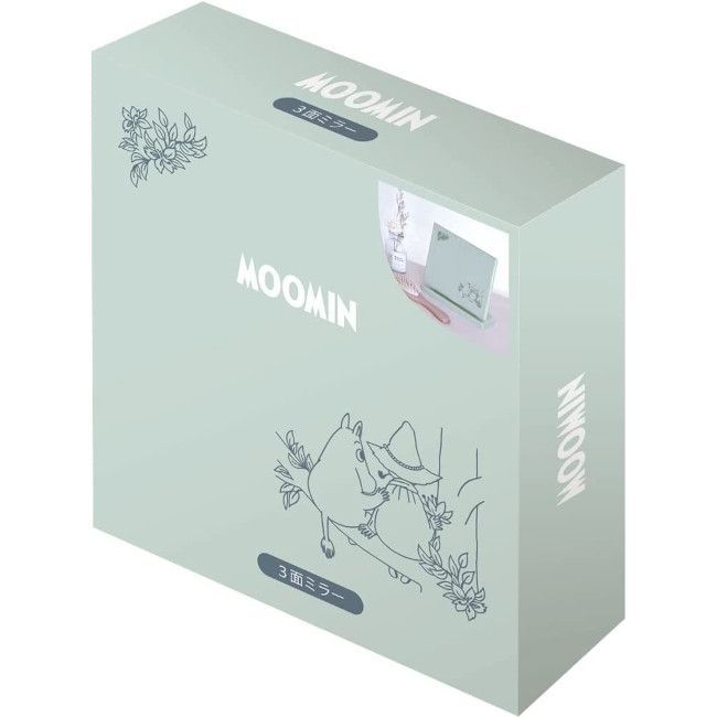 YESASIA: Image Gallery - Moomin 3 Sides Desk Mirror (Blue)