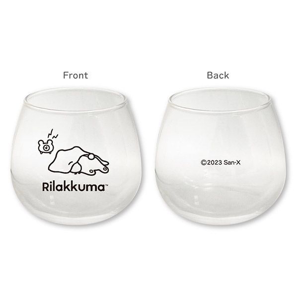 YESASIA: Rilakkuma Round Bottom Glass (Good Night) - Marimocraft ...