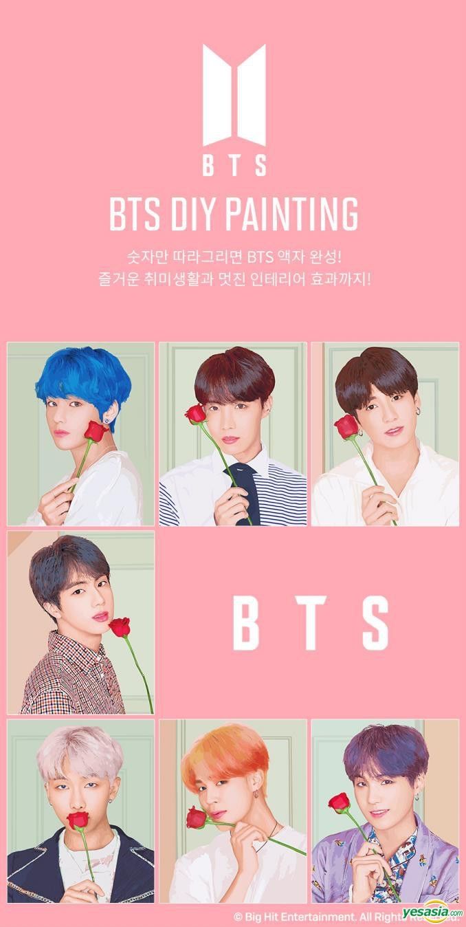 YESASIA: BTS DIY Painting Set (RM) GIFTS,Celebrity Gifts,GROUPS,PHOTO ...