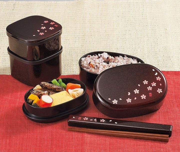 YESASIA: Image Gallery - Hakoya Oval Lunch Box Akane Sakura - North ...