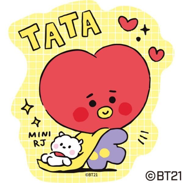 YESASIA: BT21 Die Cut Sticker MY LITTLE BUDDY /(6)TATA - Ensky ...