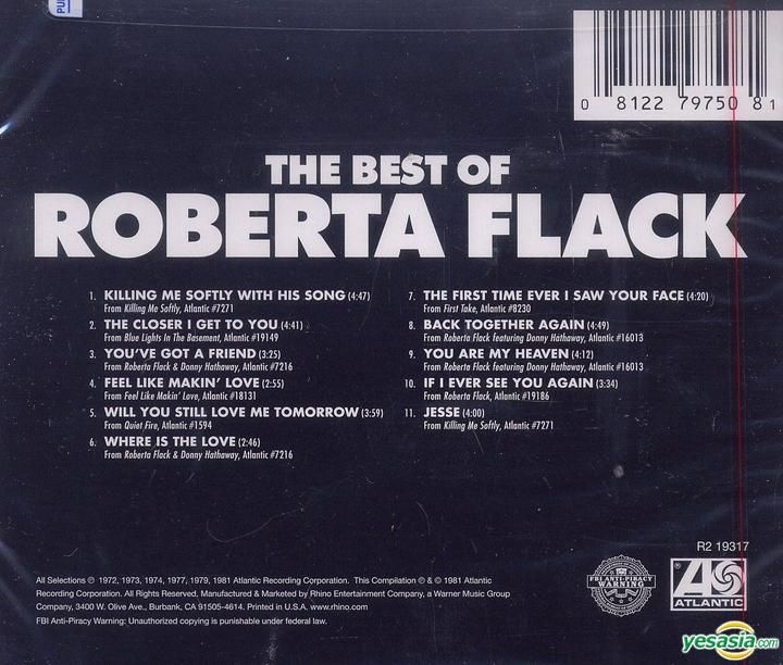 YESASIA: Image Gallery - The Best Of Roberta Flack (US Version)