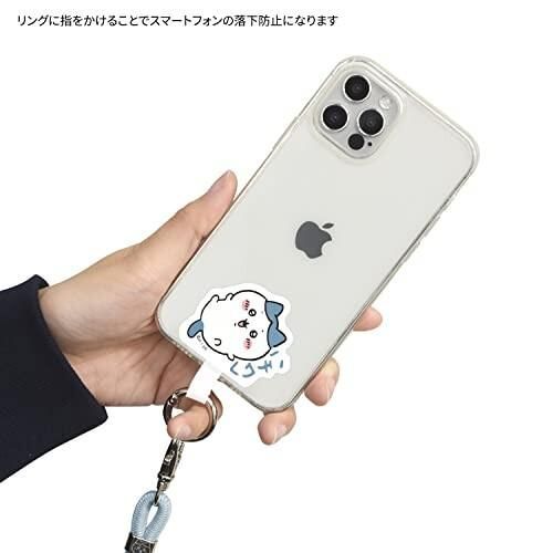 YESASIA: Chiikawa Multi Ring Plus + Strap Set for Smart Phone ...