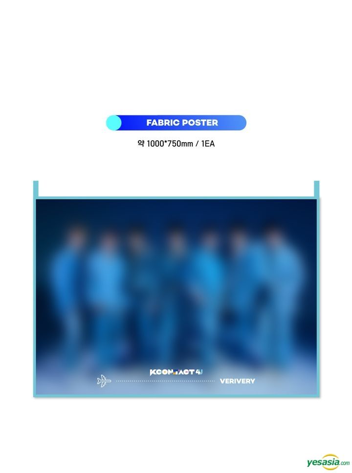 YESASIA: VERIVERY - KCON:TACT 4 U Official MD (Fabric Poster) Celebrity ...