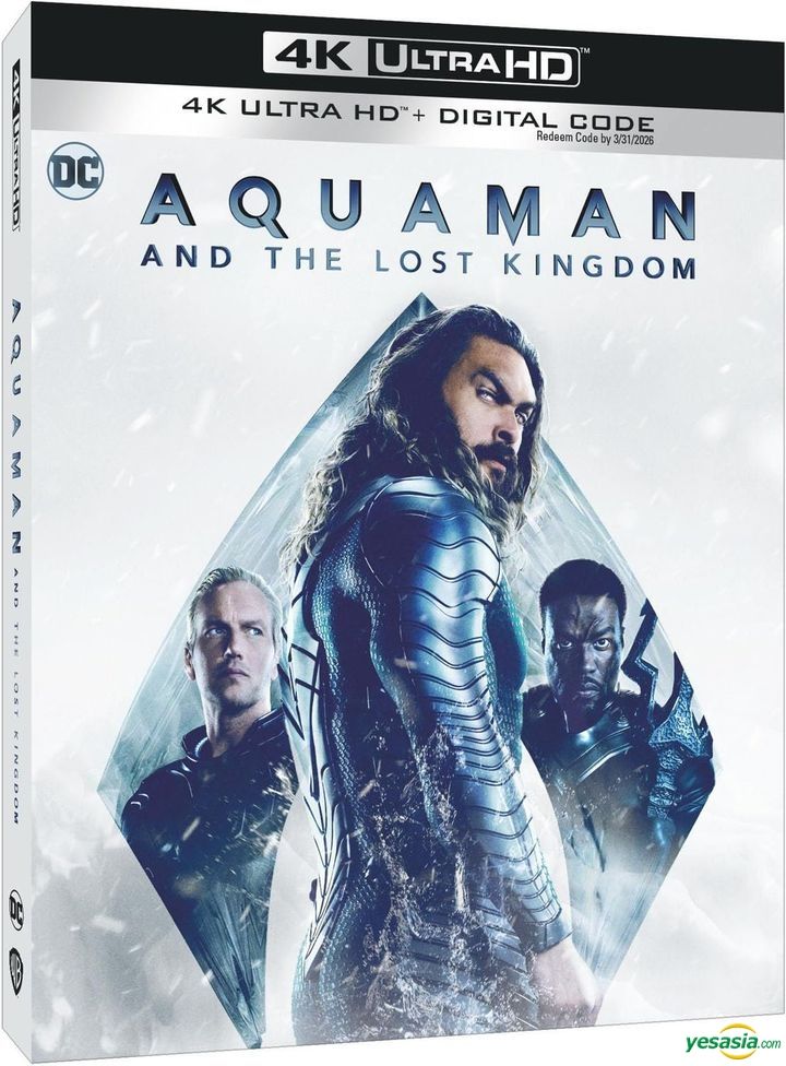 YESASIA: Aquaman and the Lost Kingdom (2023) (4K Ultra HD Blu-ray + Digital) (US Version) Blu ...