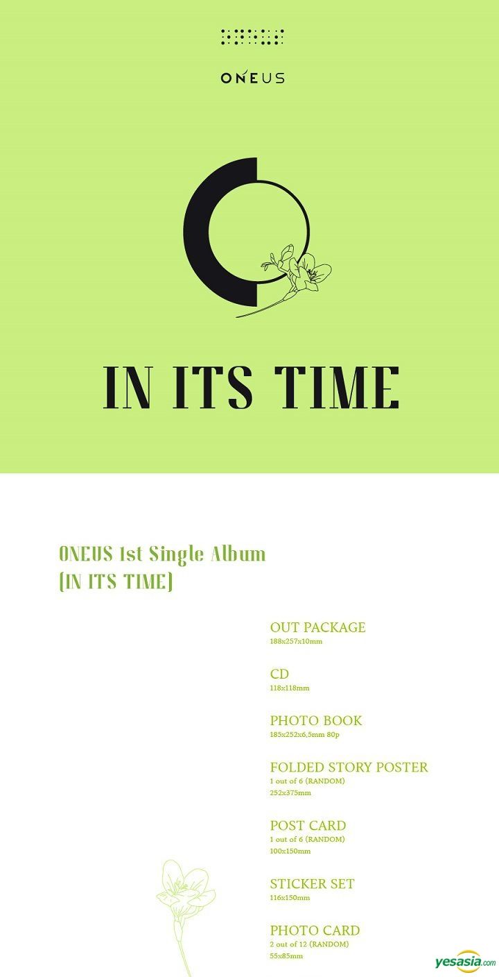 YESASIA: ONEUS Single Album Vol. 1 - IN ITS TIME CD - ONEUS, RBW ...