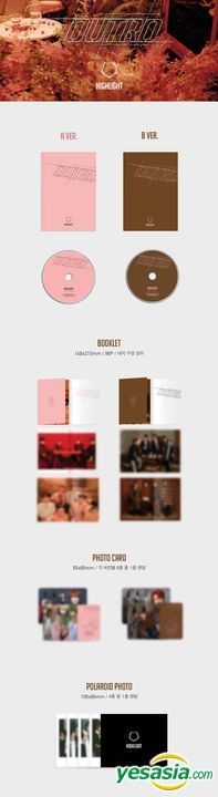 YESASIA: Highlight Special Album - OUTRO (A Version) CD - Highlight ...
